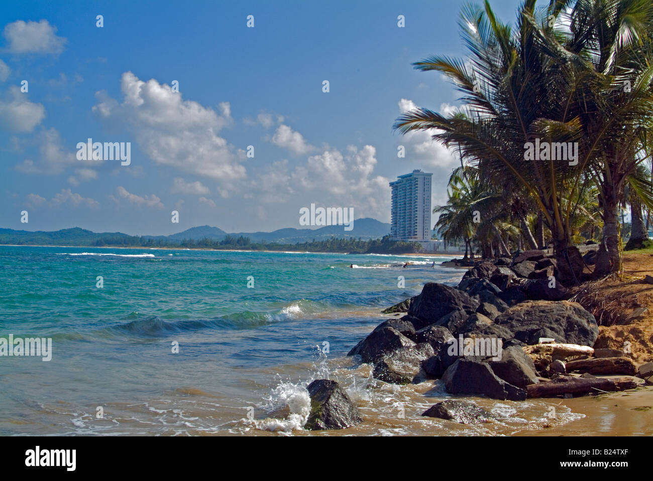 Balneario luquillo beach, puerto rico hi-res stock photography and ...