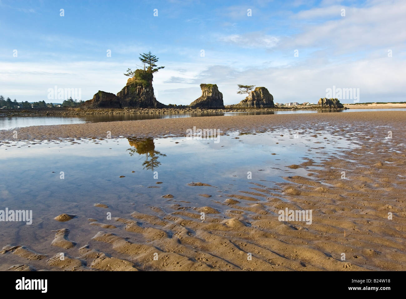 Three Brothers Rock Landmark Stock Photo - Alamy
