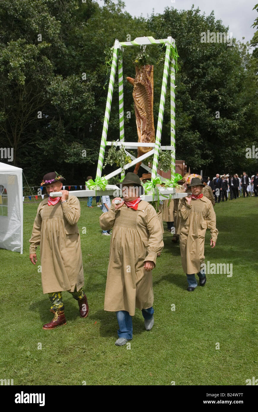 Great Dunmow Essex UK. Dunmow Flitch Trial. Procession of Flitch of ...