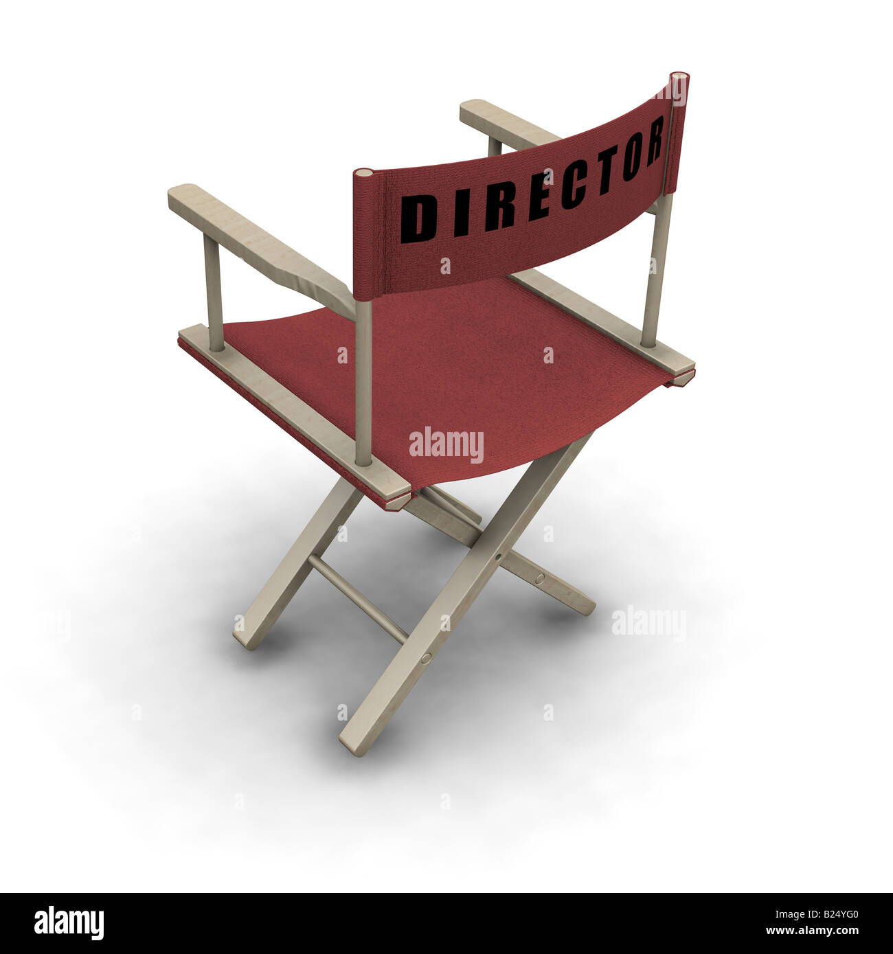 3D render of a directors chair Stock Photo - Alamy