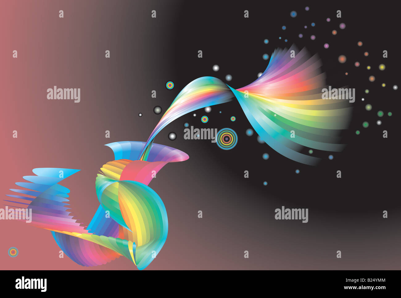 An abstract rainbow background Stock Photo - Alamy