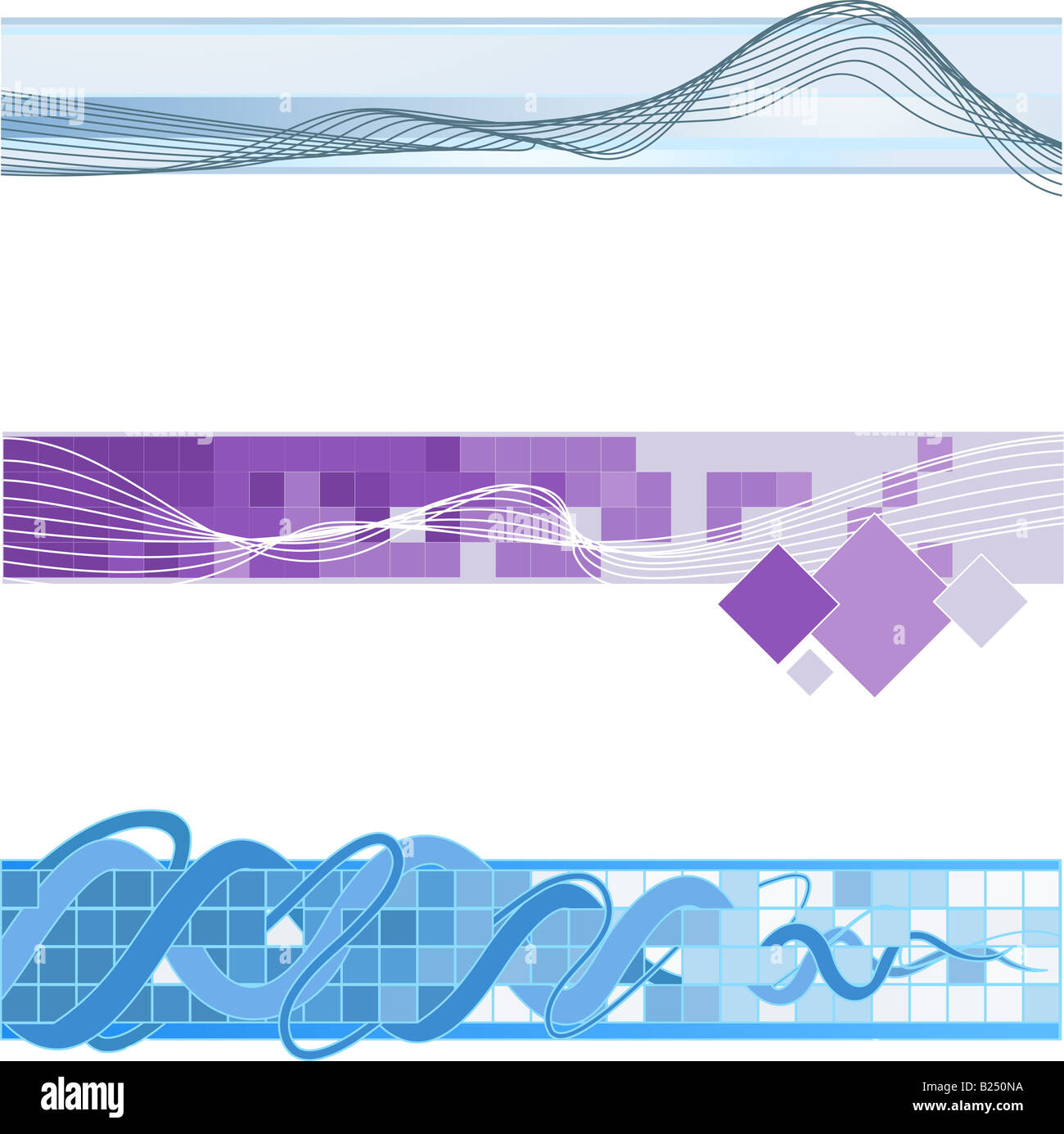 Website banner backgrounds Three corporate technology site website ...