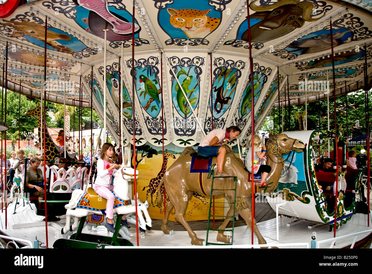 Copenhagen tivoli carousel hi-res stock photography and images - Alamy