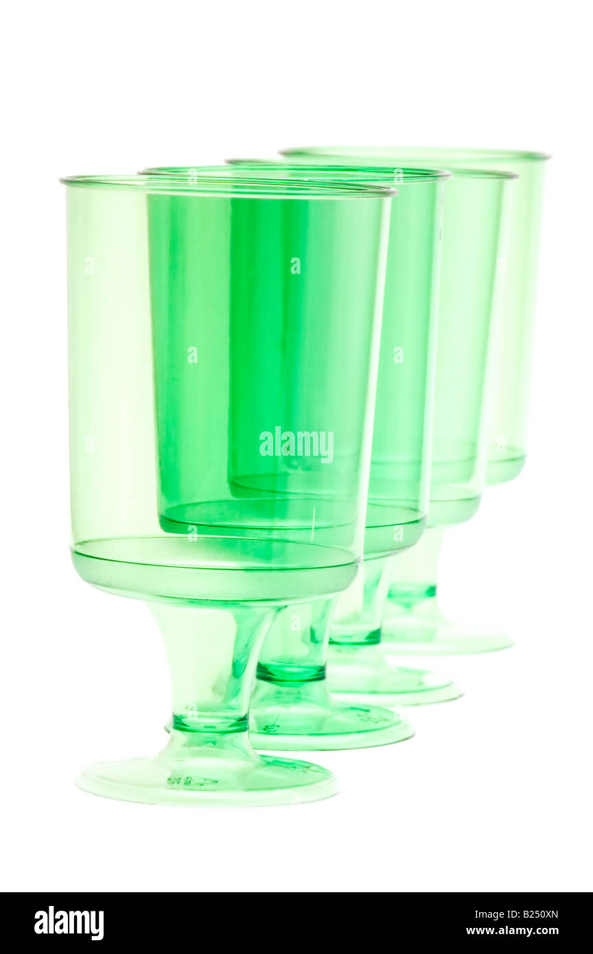 object on white kitchen utensil plastic cups Stock Photo - Alamy