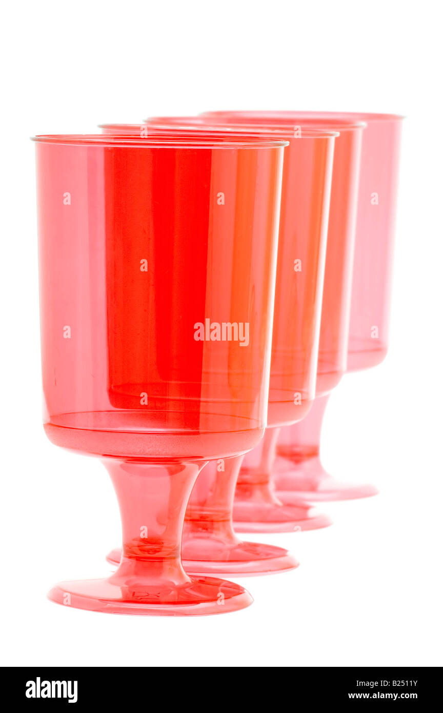 object on white kitchen utensil plastic cups Stock Photo - Alamy