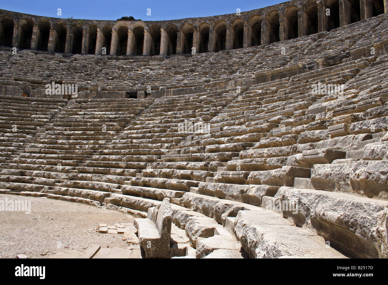 THE ROMAN AMPHITHEATRE AT ASPENDOS, TURKEY Stock Photo - Alamy