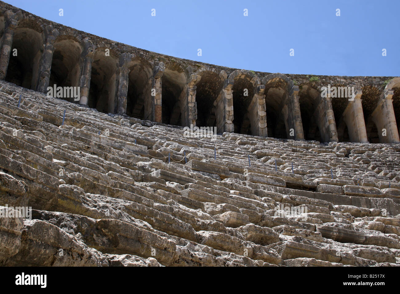THE ROMAN AMPHITHEATRE AT ASPENDOS, TURKEY Stock Photo - Alamy