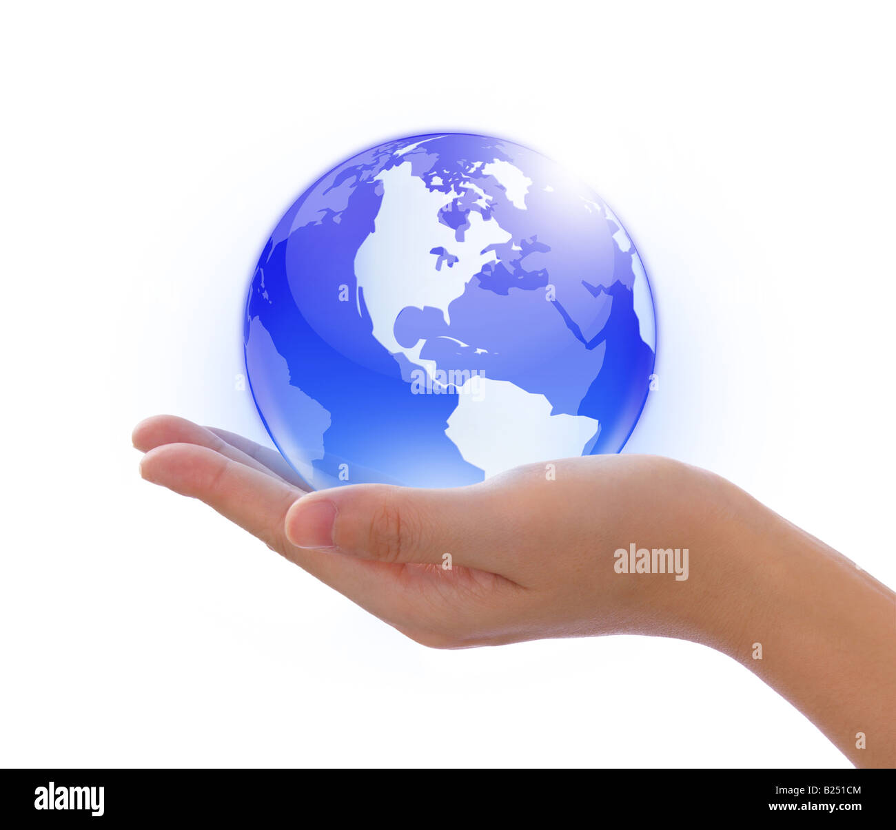 Planet earth isolated on Cut Out Stock Images & Pictures - Alamy