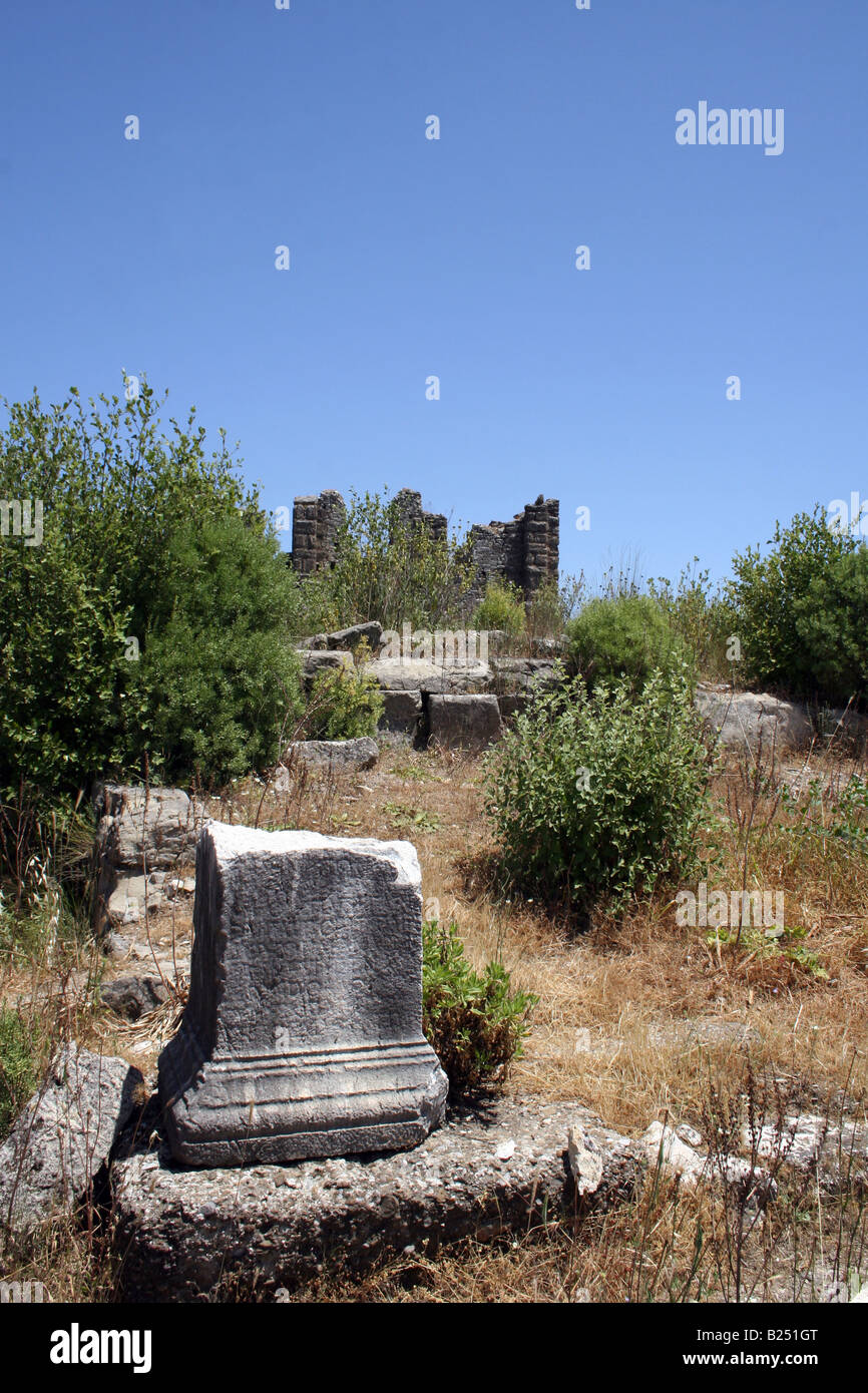 REMAINS OF ROMAN BUILDINGS AT ASPENDOS, TURKEY Stock Photo - Alamy
