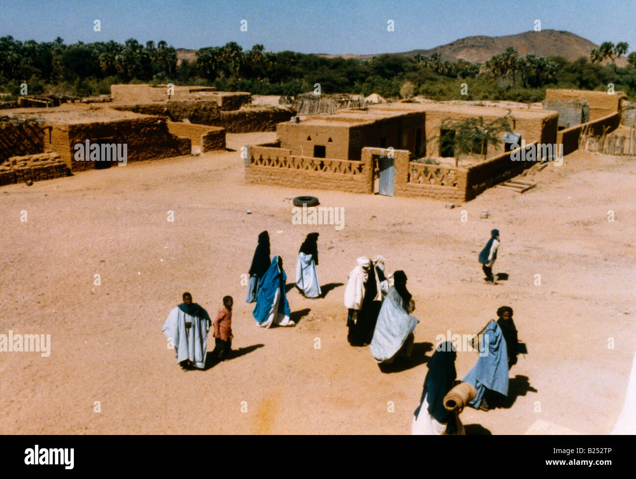 Niger People In Village Stock Photo - Alamy
