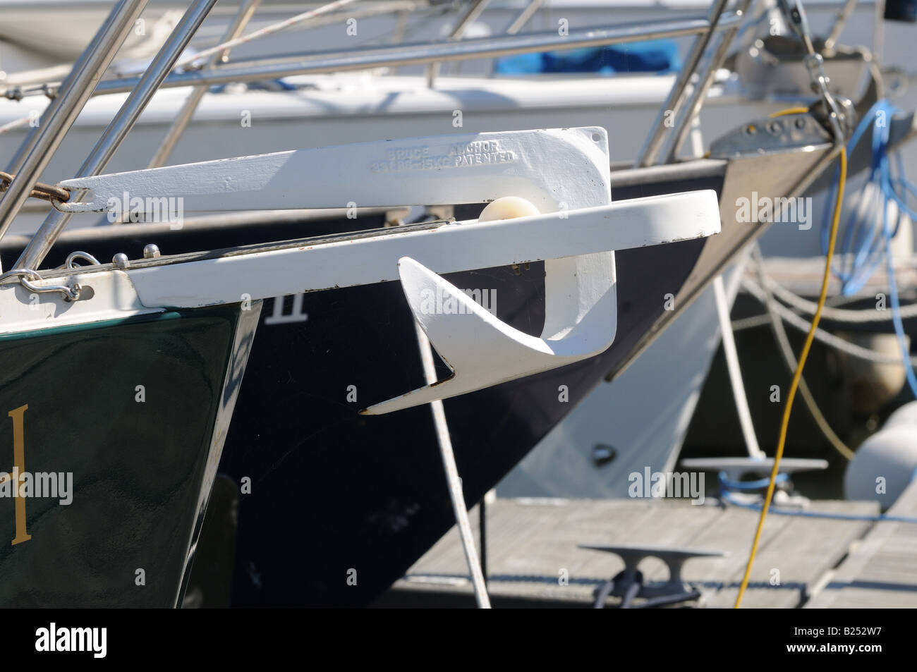 Marina yacht fittings yacht hi-res stock photography and images - Alamy