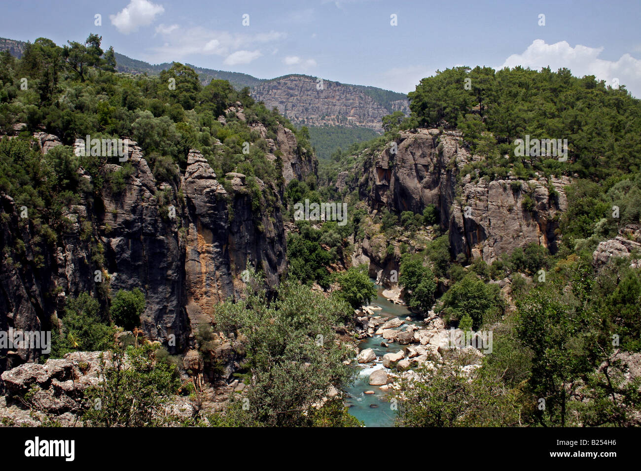 THE RIVER KOPRULU AND CANYON. TURKEY Stock Photo - Alamy