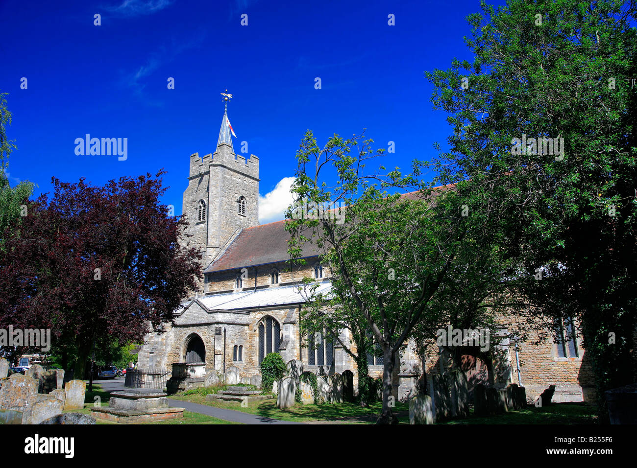 St Peters St Pauls Church Chatteris town Fenland England Cambridgeshire ...