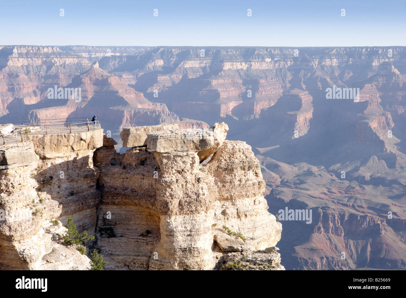View from South Rim of Grand Canyon in Arizona USA Stock Photo - Alamy