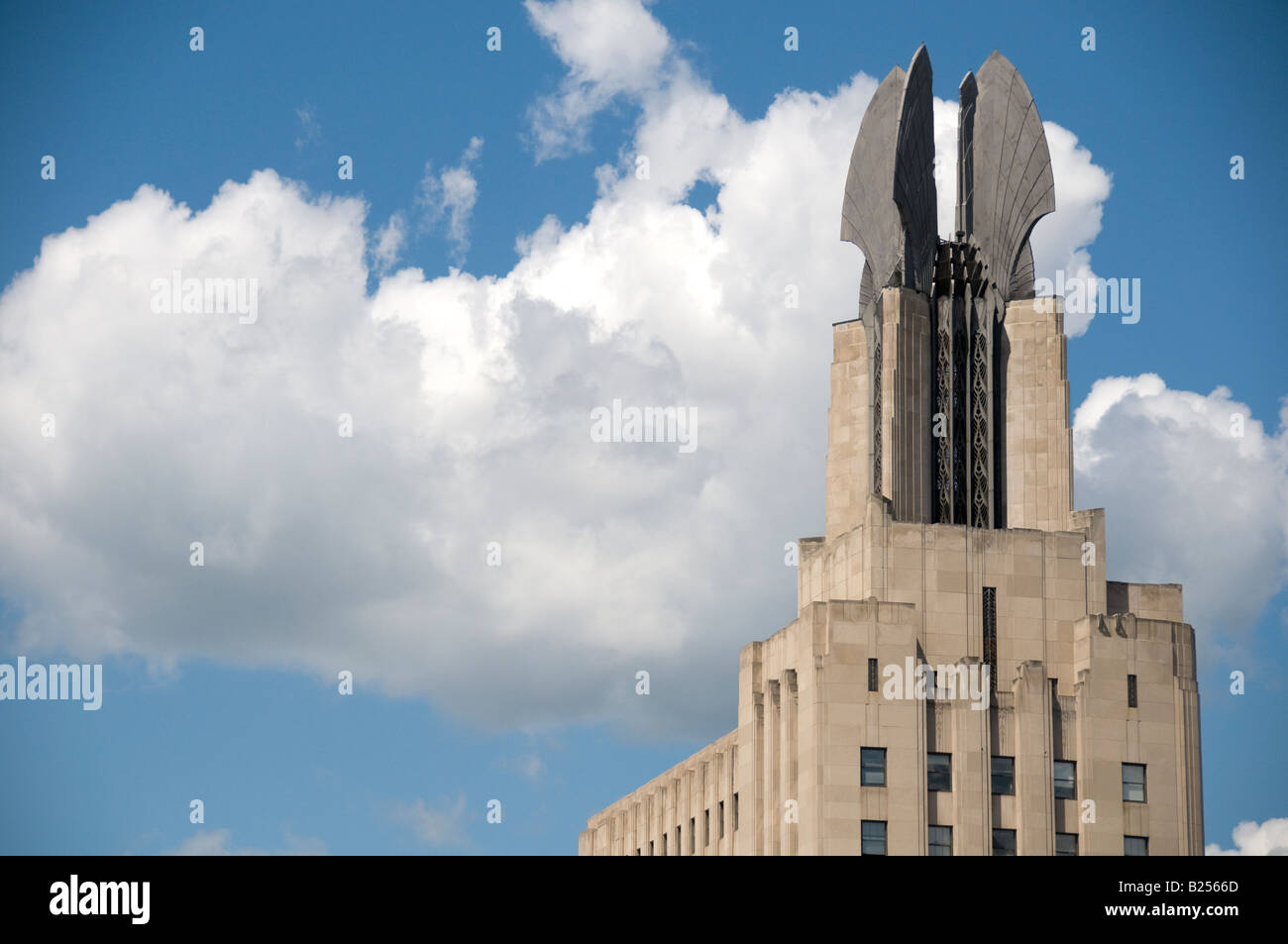 Art Deco Times Square Building in downtown Rochester, NY USA Stock ...