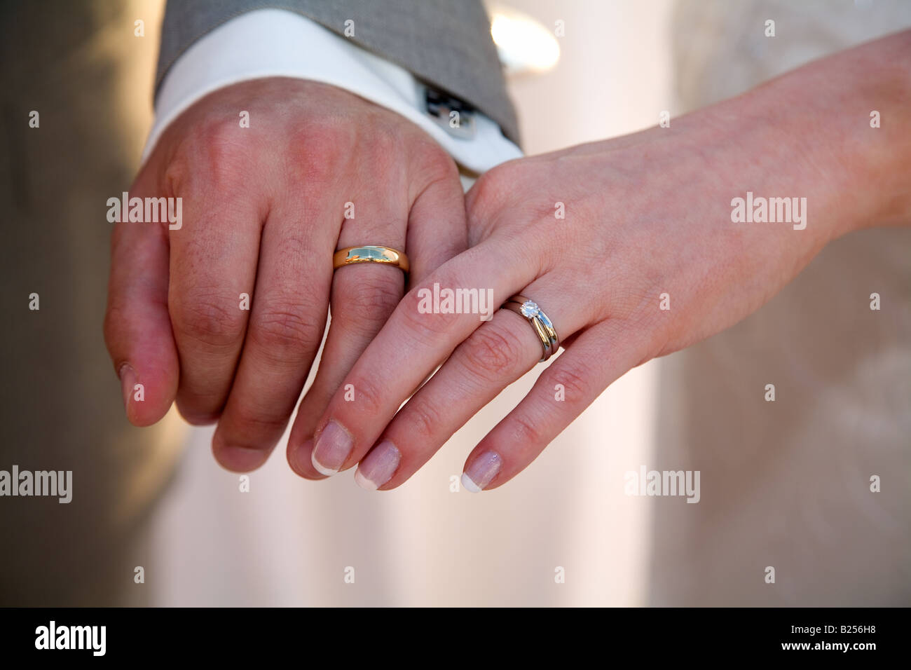 The Joining Of Hands In Marriage Stock Photo - Alamy