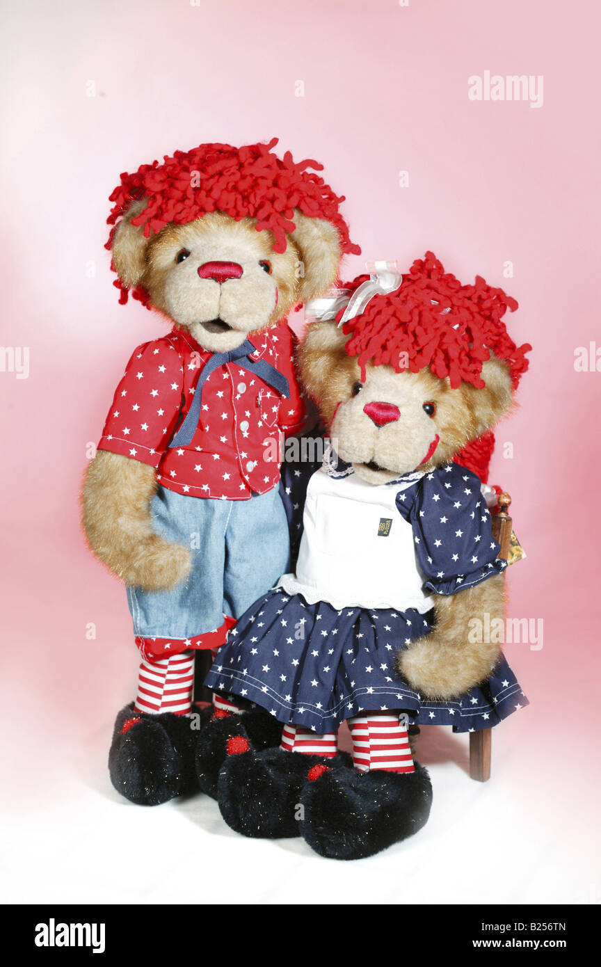 Two teddy bears Stock Photo - Alamy