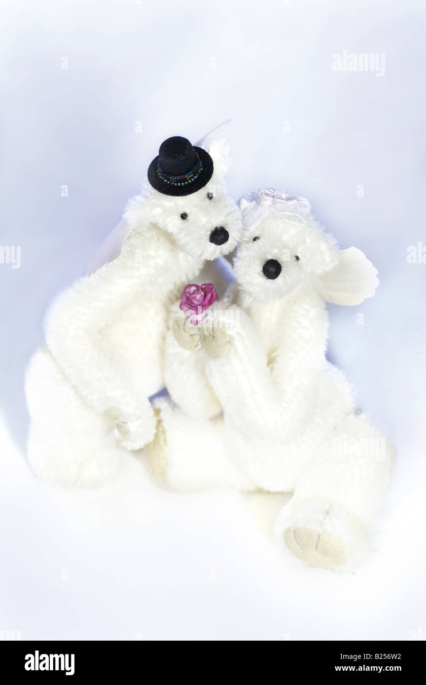 Two teddy bears Stock Photo - Alamy
