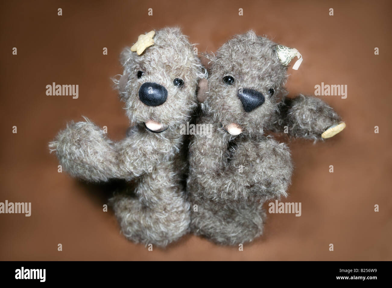 Two teddy bears Stock Photo - Alamy
