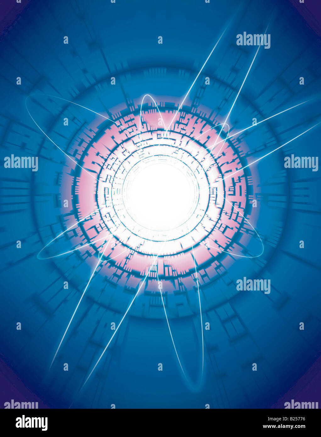 Dazzle light ball Stock Photo - Alamy