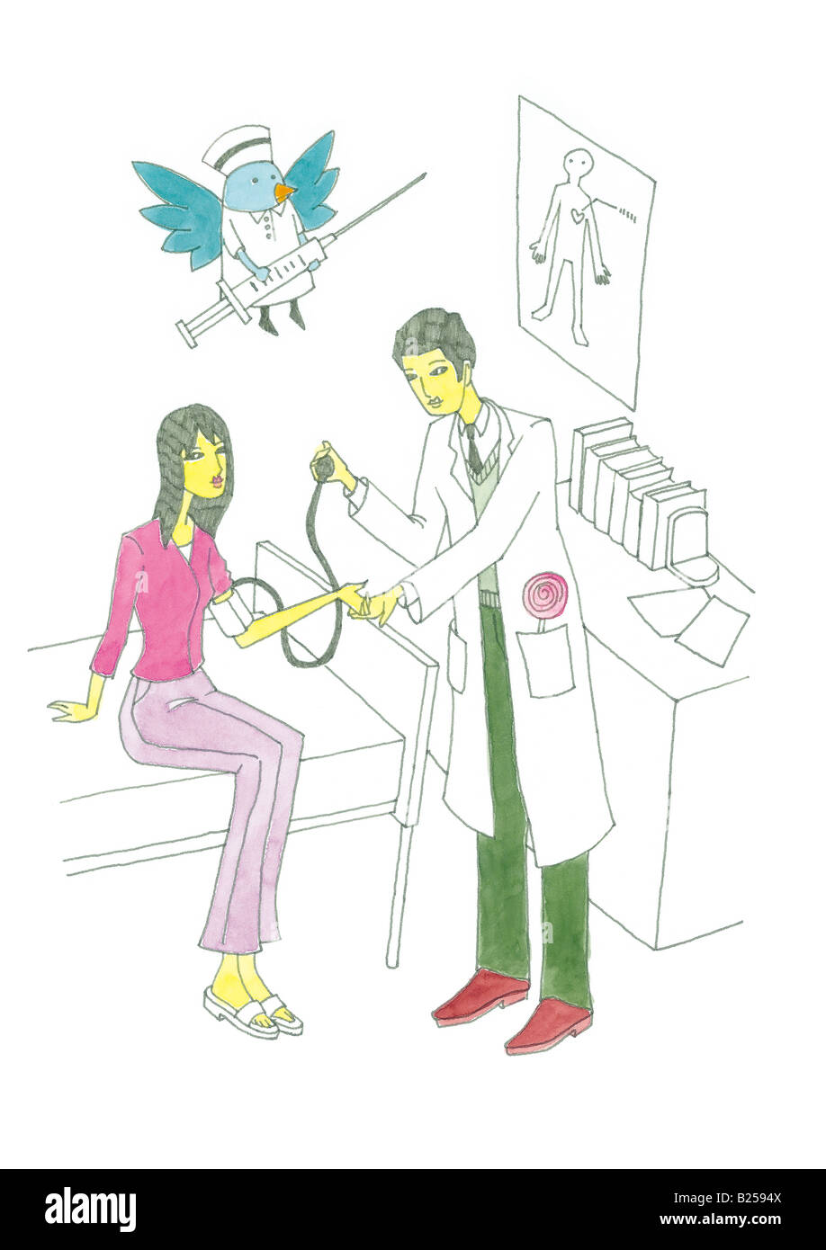 Young woman having medical examination Stock Photo - Alamy