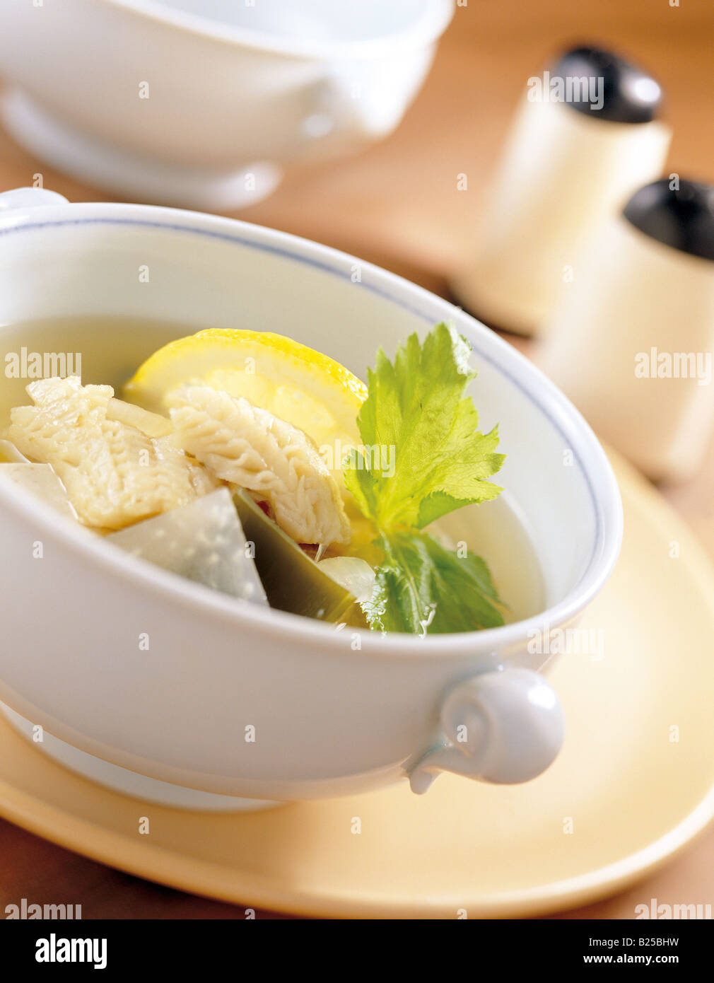 Korean cooking - soup, stew and table setting Stock Photo - Alamy