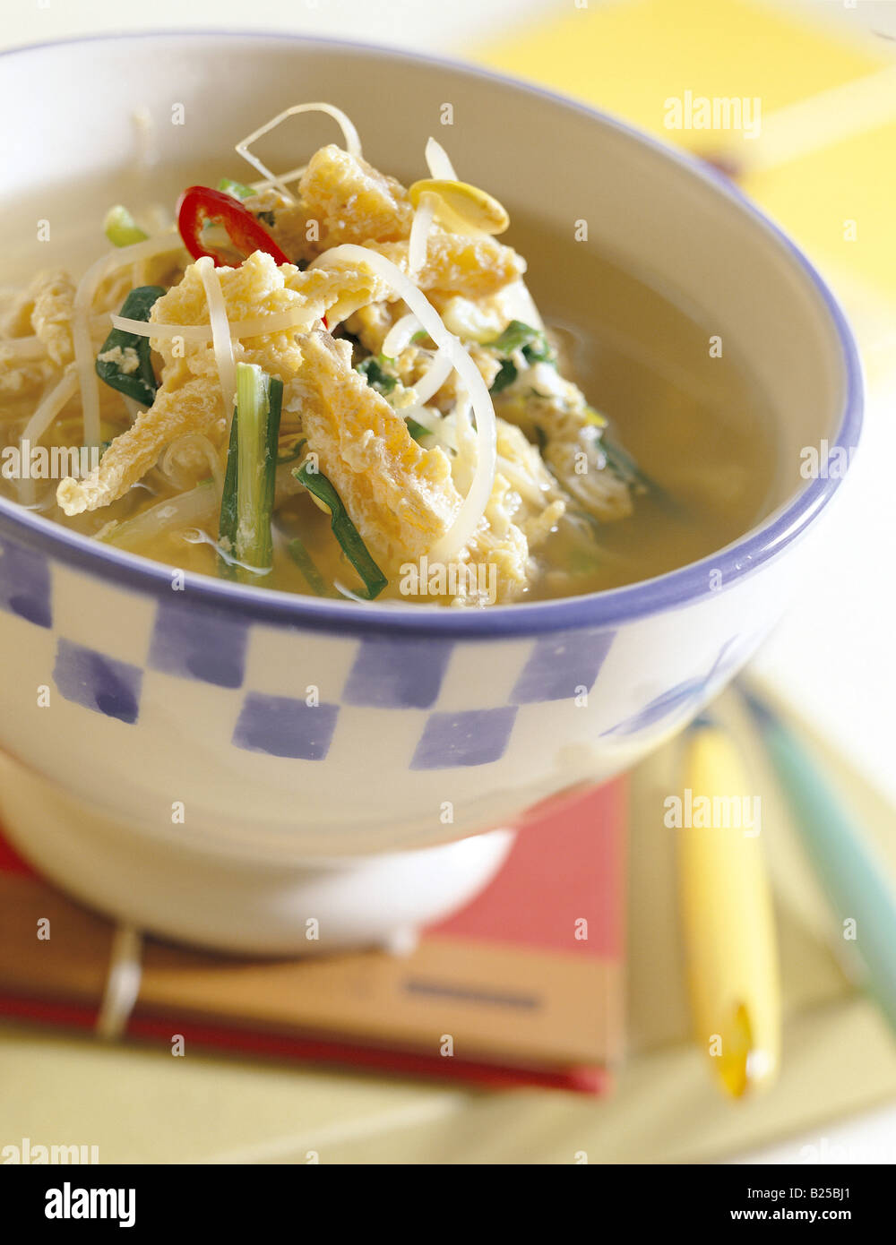 Korean cooking - soup, stew and table setting Stock Photo - Alamy