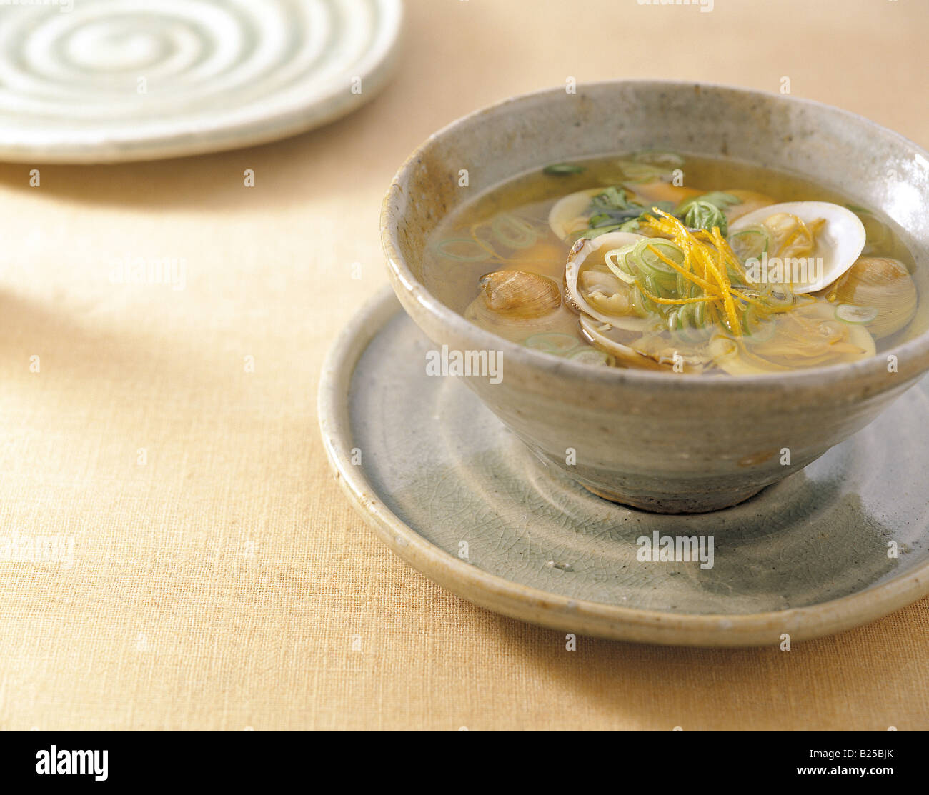 Korean cooking - soup, stew and table setting Stock Photo - Alamy