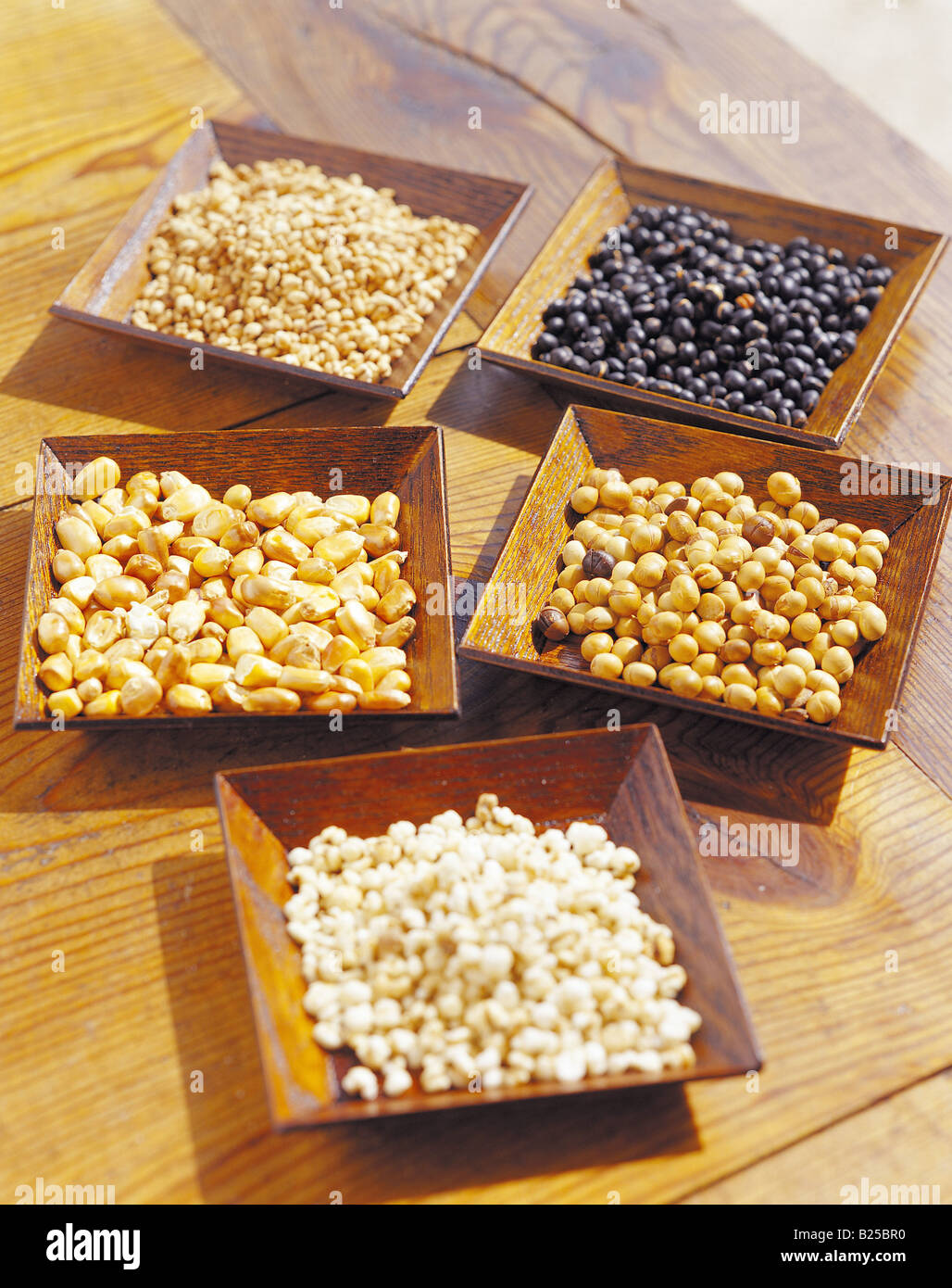 Bean, grain, pea and corn kernel Stock Photo - Alamy