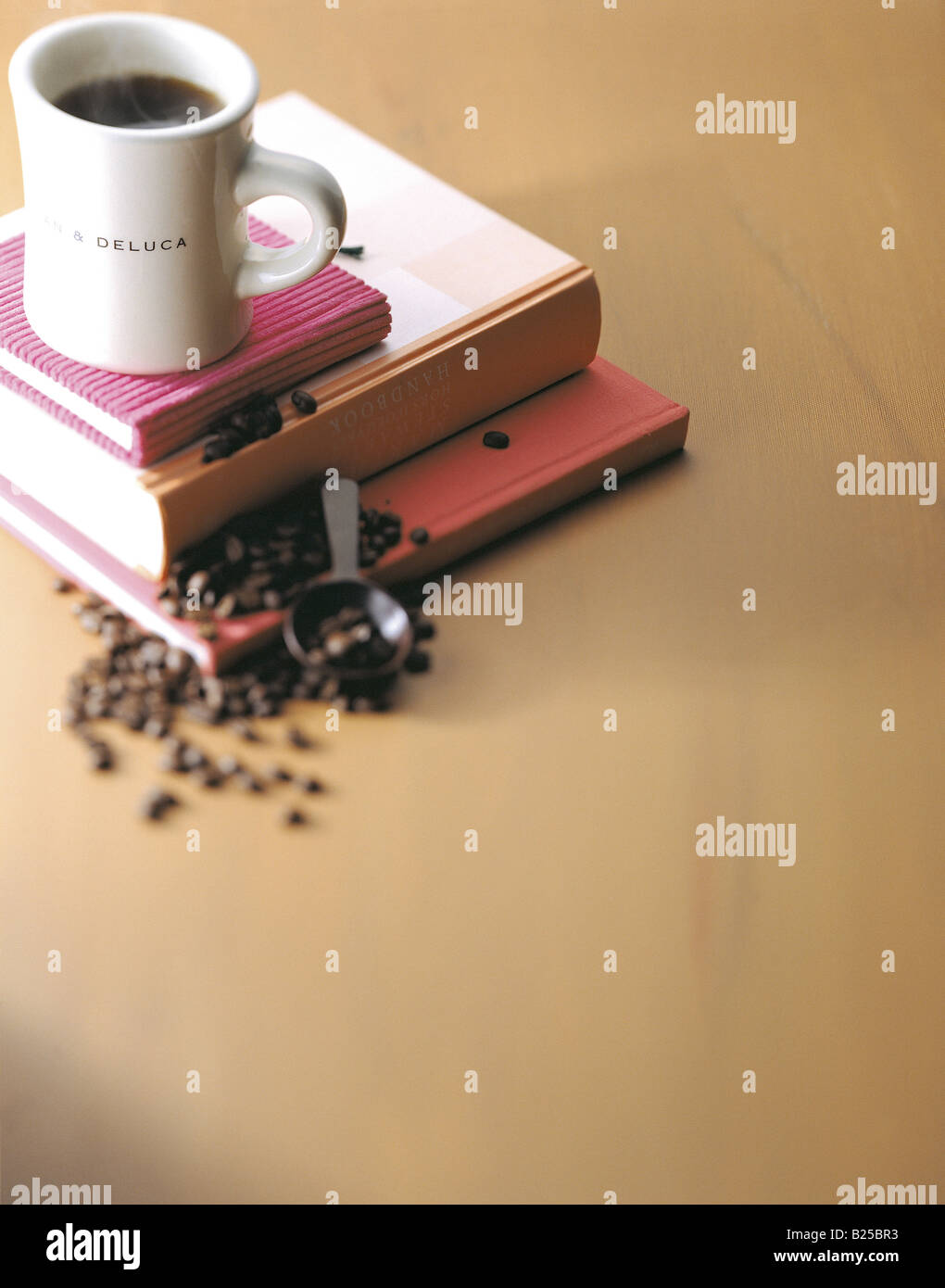 Coffee and book Stock Photo - Alamy