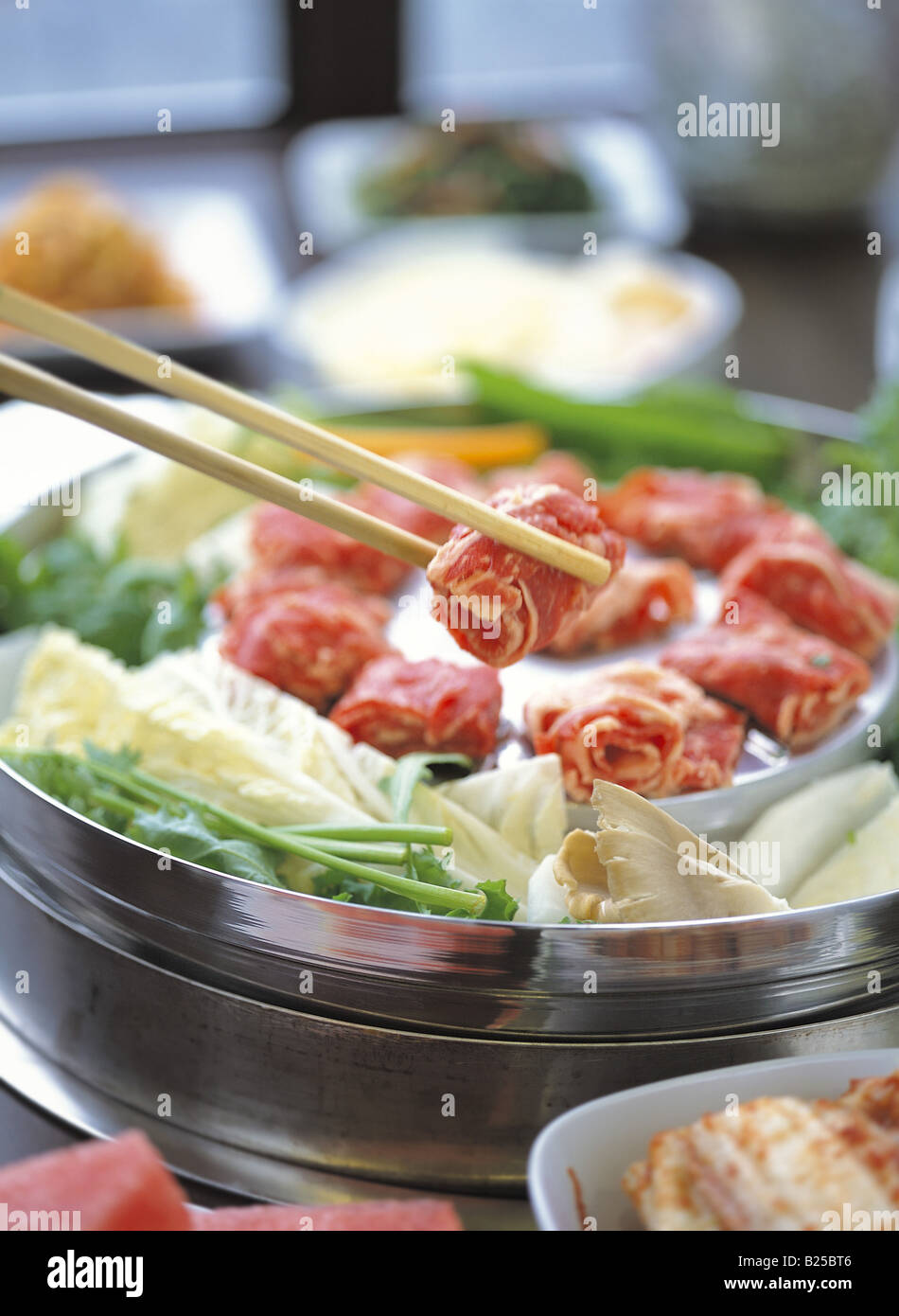 Korean food - beef Stock Photo - Alamy