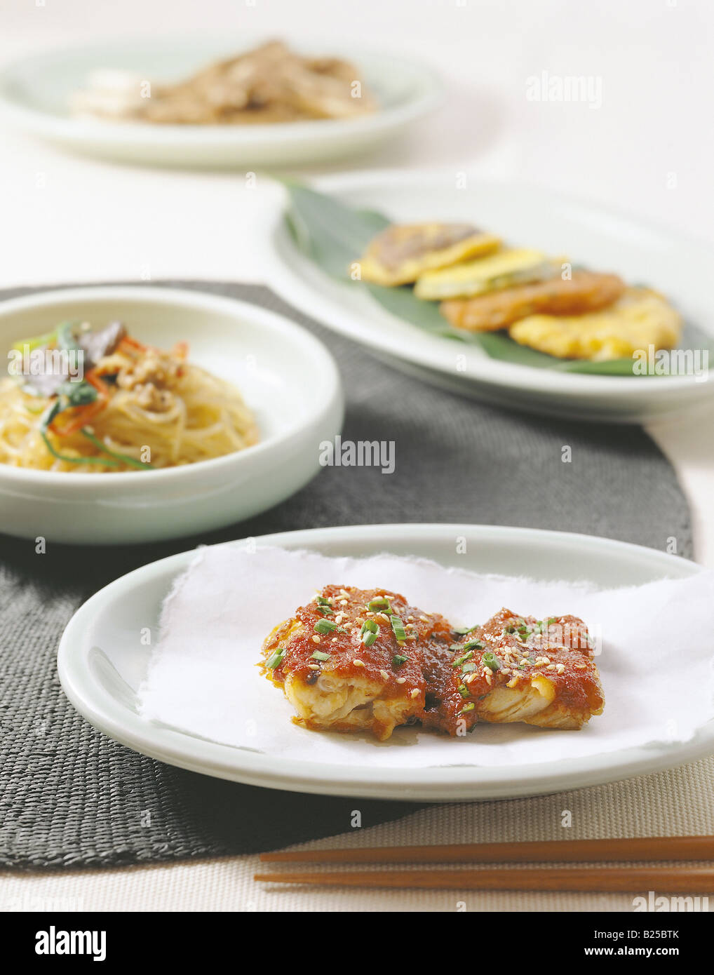 Korean food - roast fish Stock Photo - Alamy