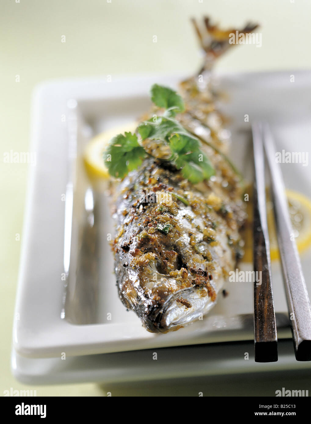 Korean food - roast fish Stock Photo - Alamy
