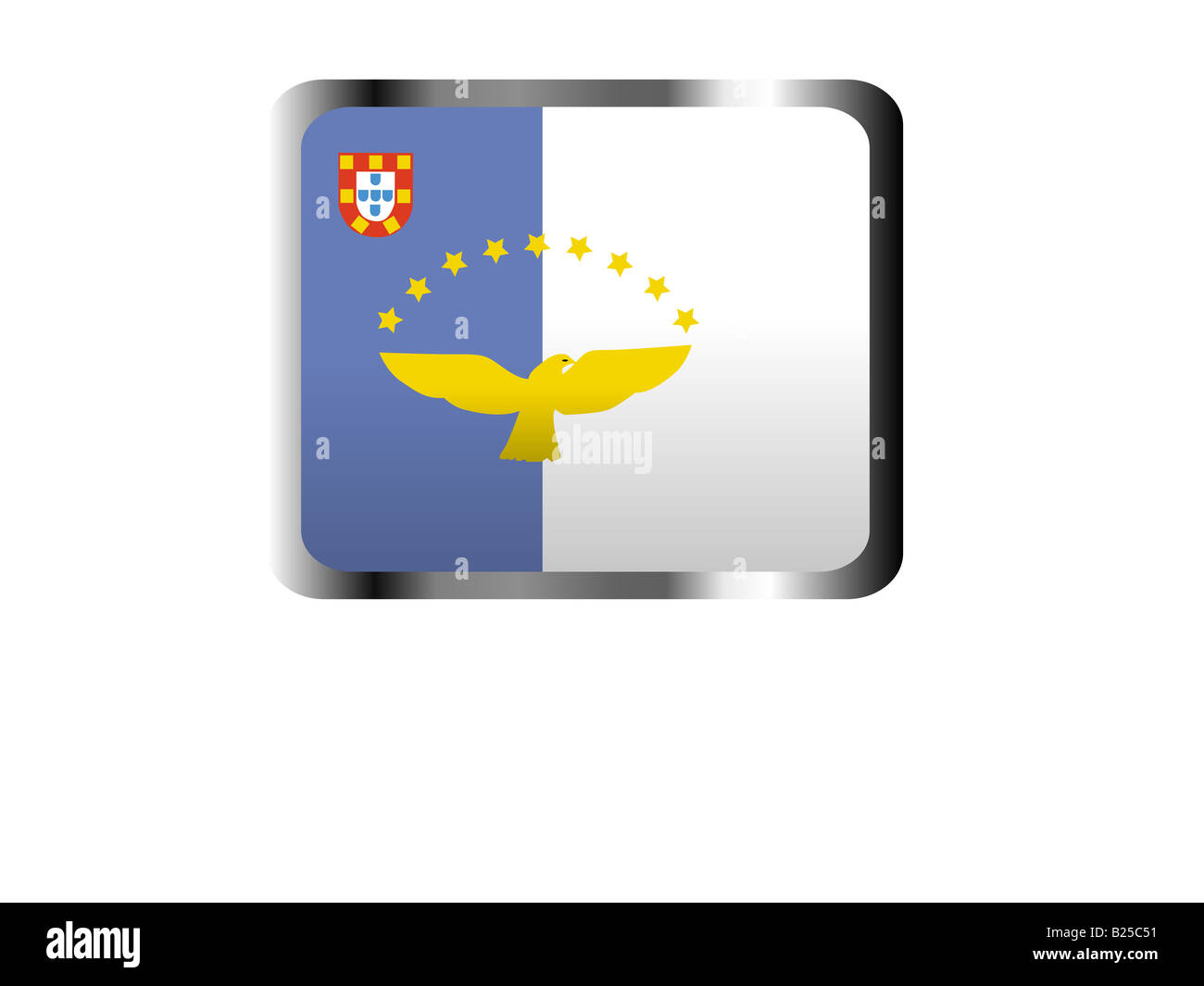 Flag of azores Cut Out Stock Images & Pictures - Alamy