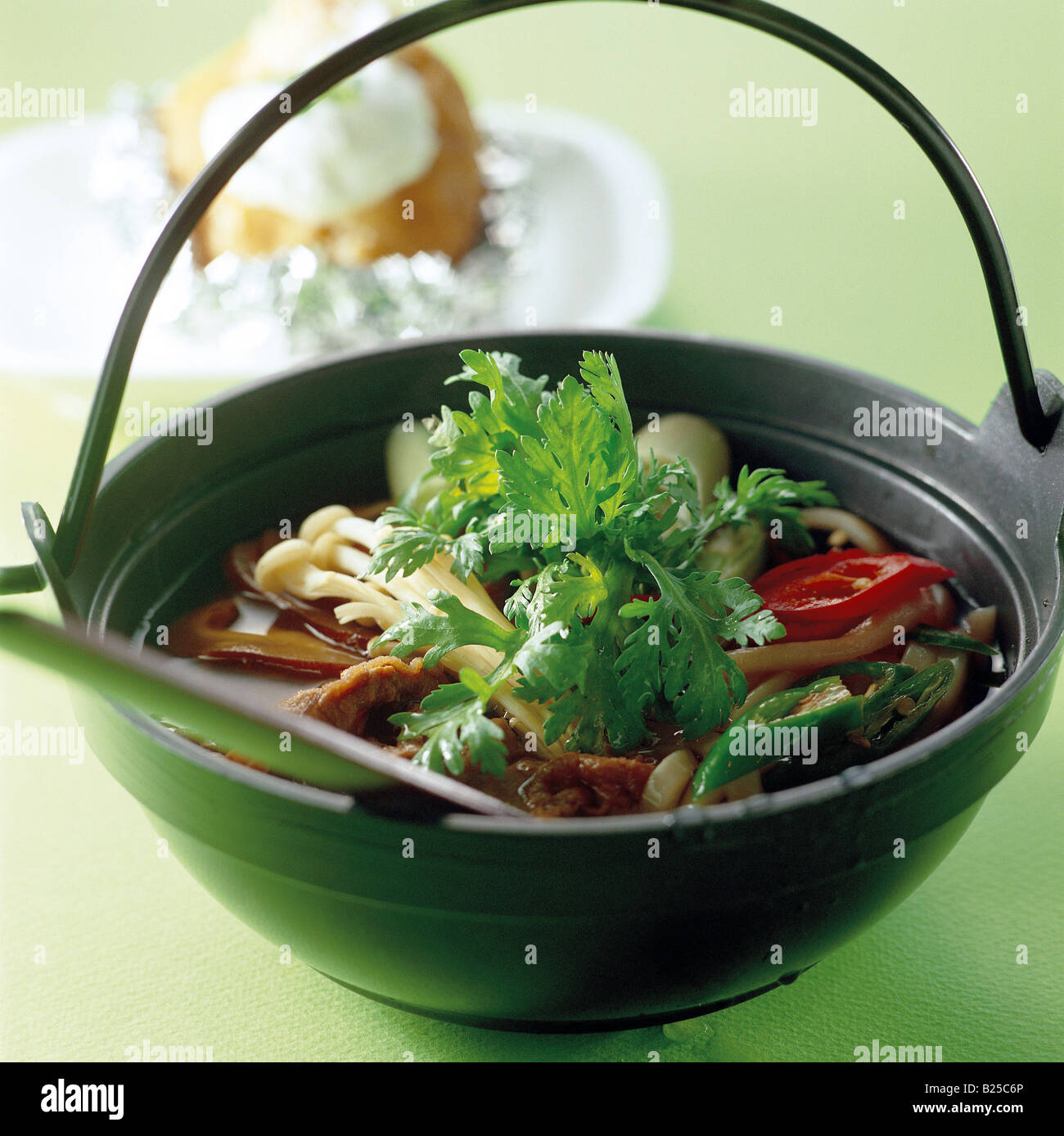 Japanese food - beef and vegetable stew Stock Photo - Alamy