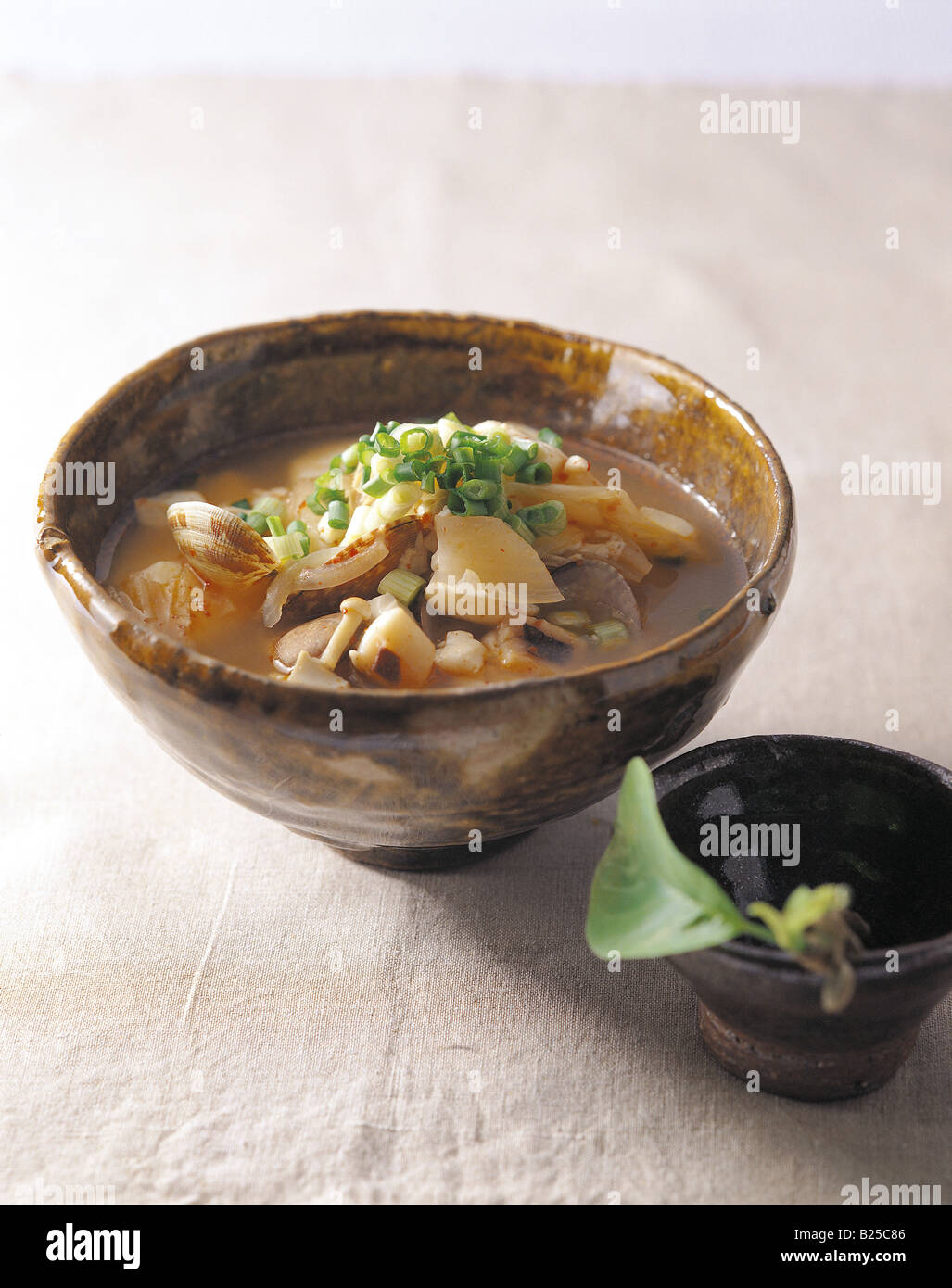 Japanese food - soup Stock Photo - Alamy