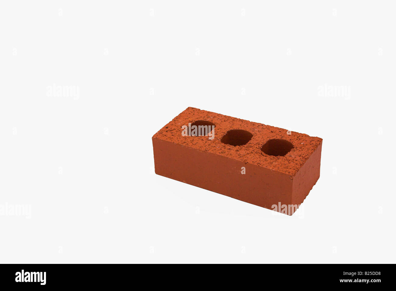 Clay engineering brick isolated against a white background Stock Photo ...