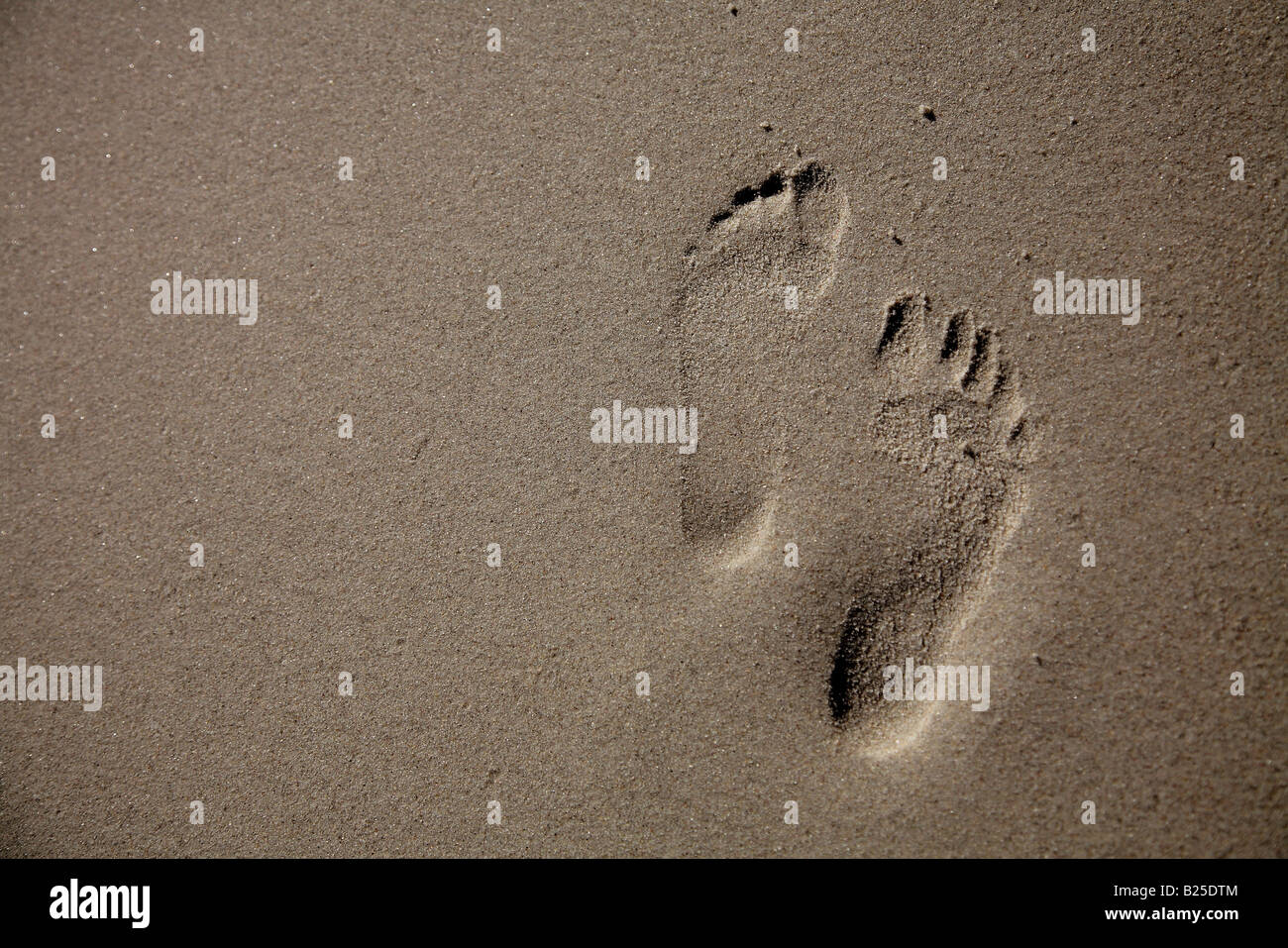 Childs footprints hi-res stock photography and images - Alamy