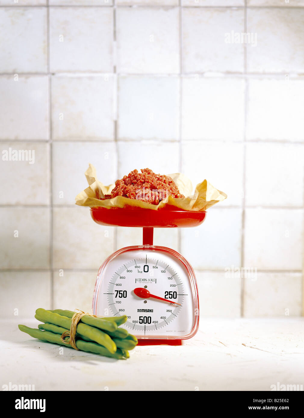 Vegetable and scale Stock Photo - Alamy