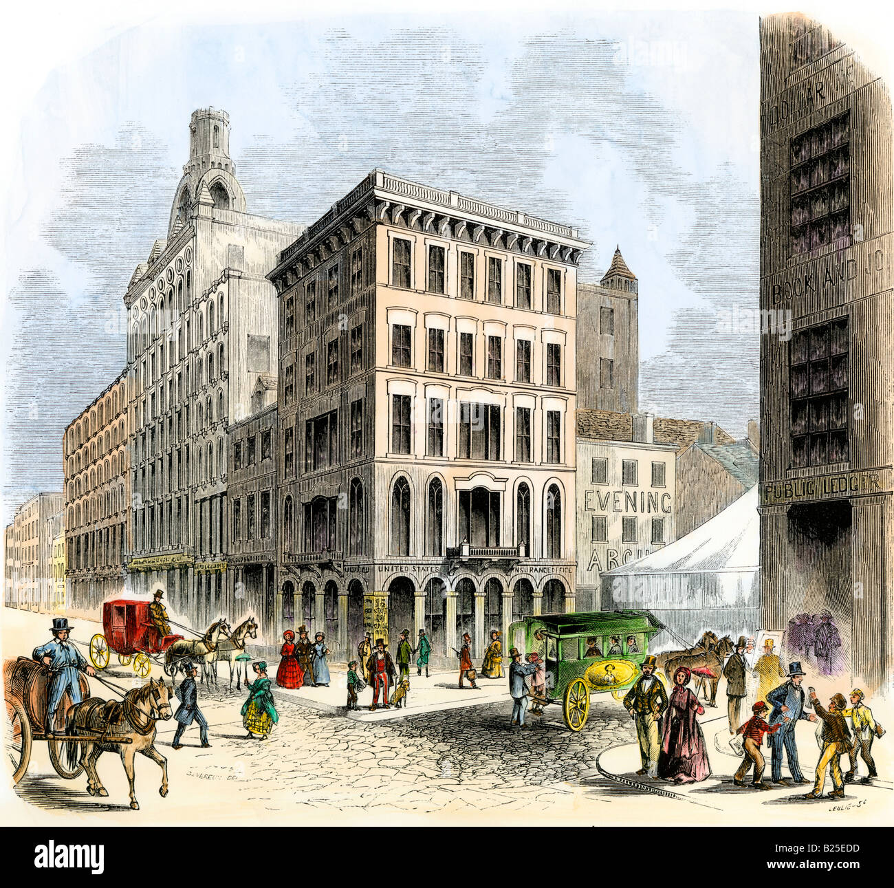 19th century city of philadelphia hi-res stock photography and images ...