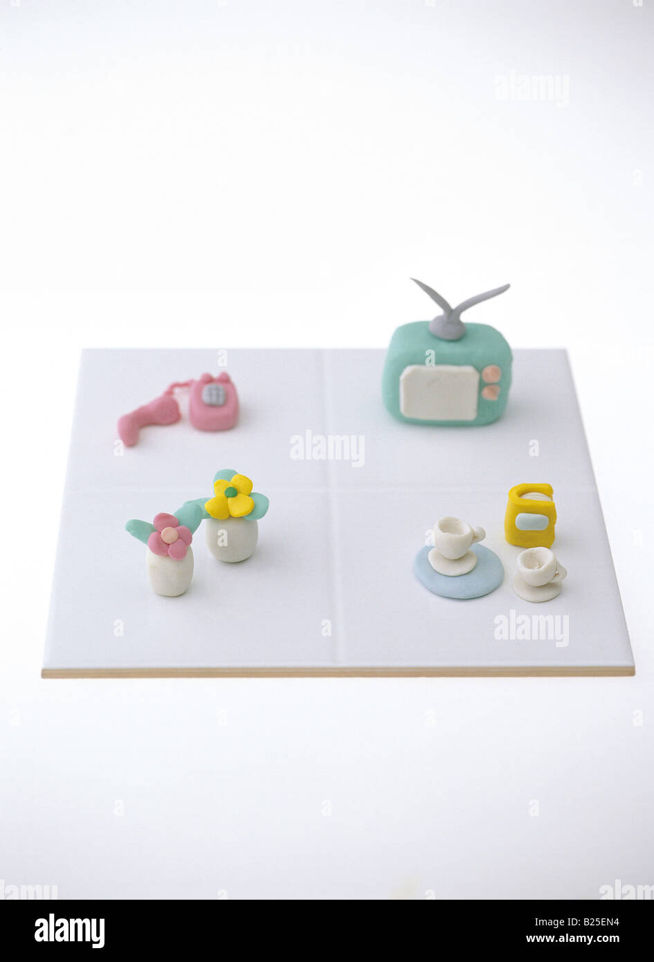 Paper clay toy, TV Stock Photo - Alamy
