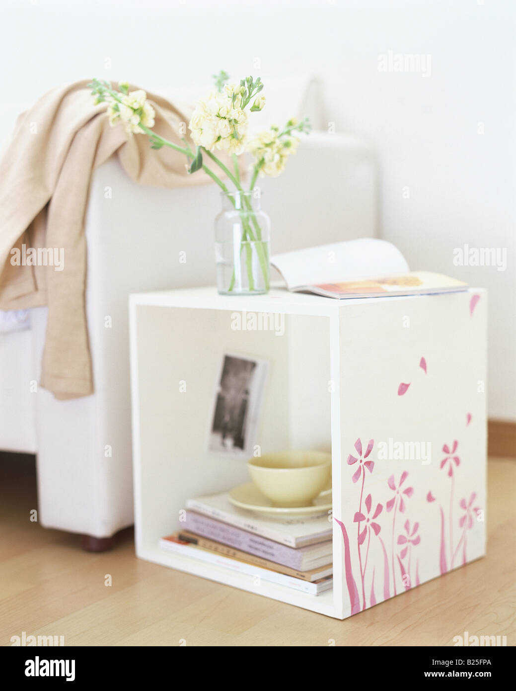 Home furnished with interior decoration objects Stock Photo - Alamy