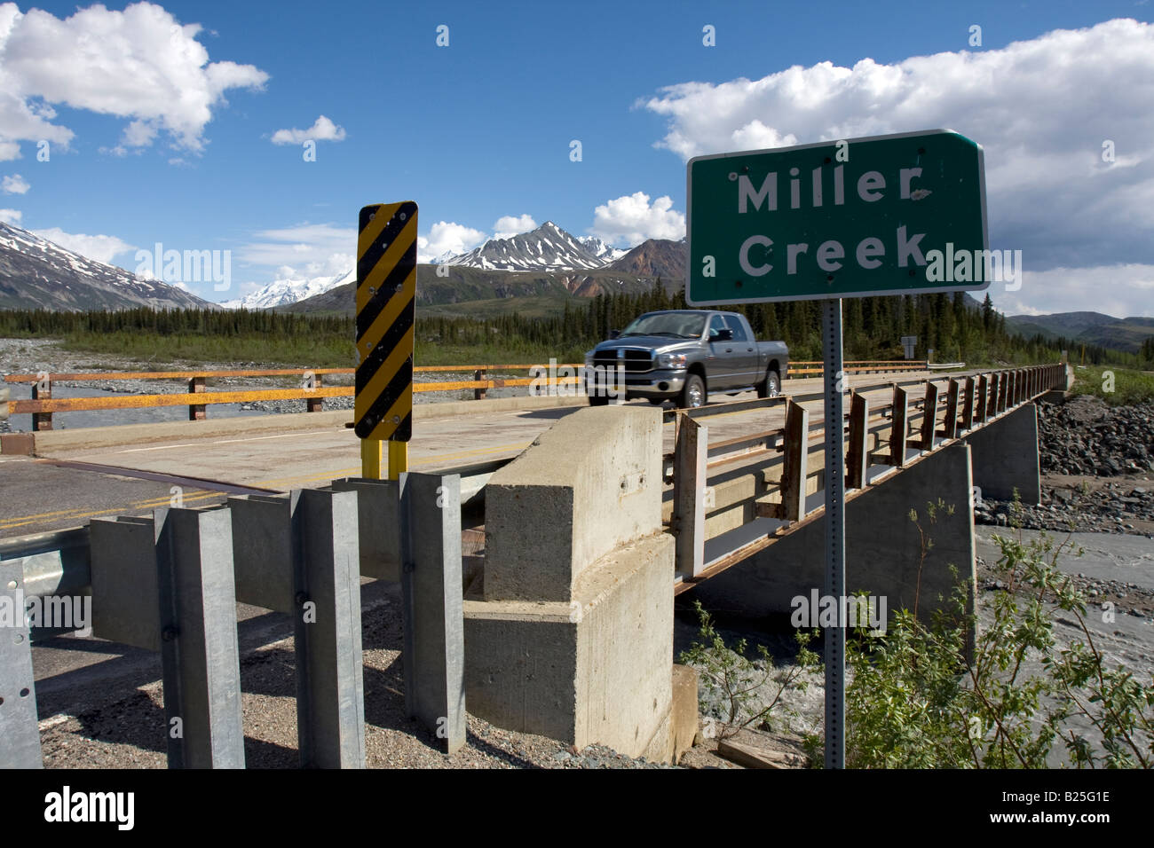 Miller Creek, Alaska, USA Stock Photo - Alamy