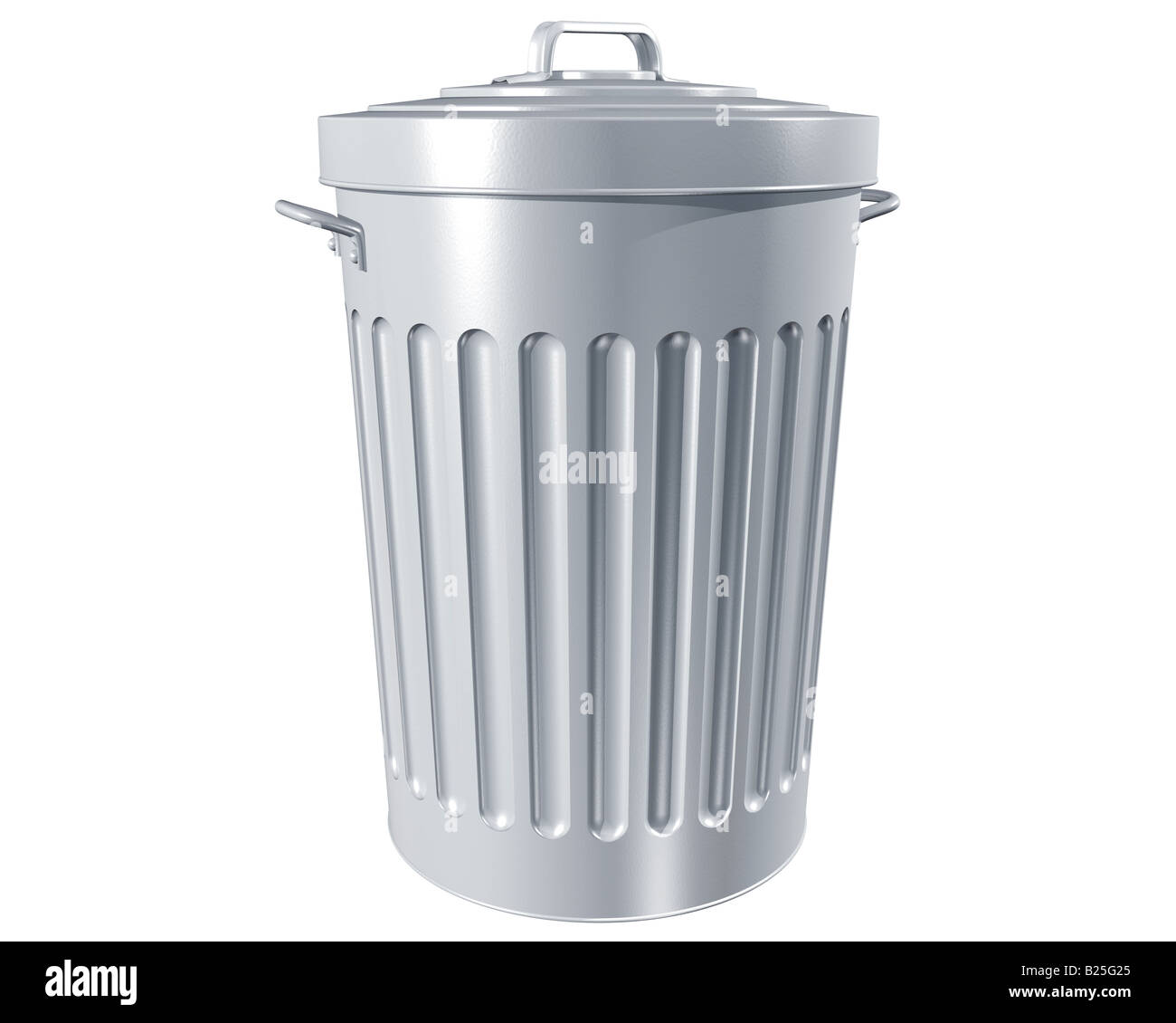Galvanized trashcan hi-res stock photography and images - Alamy