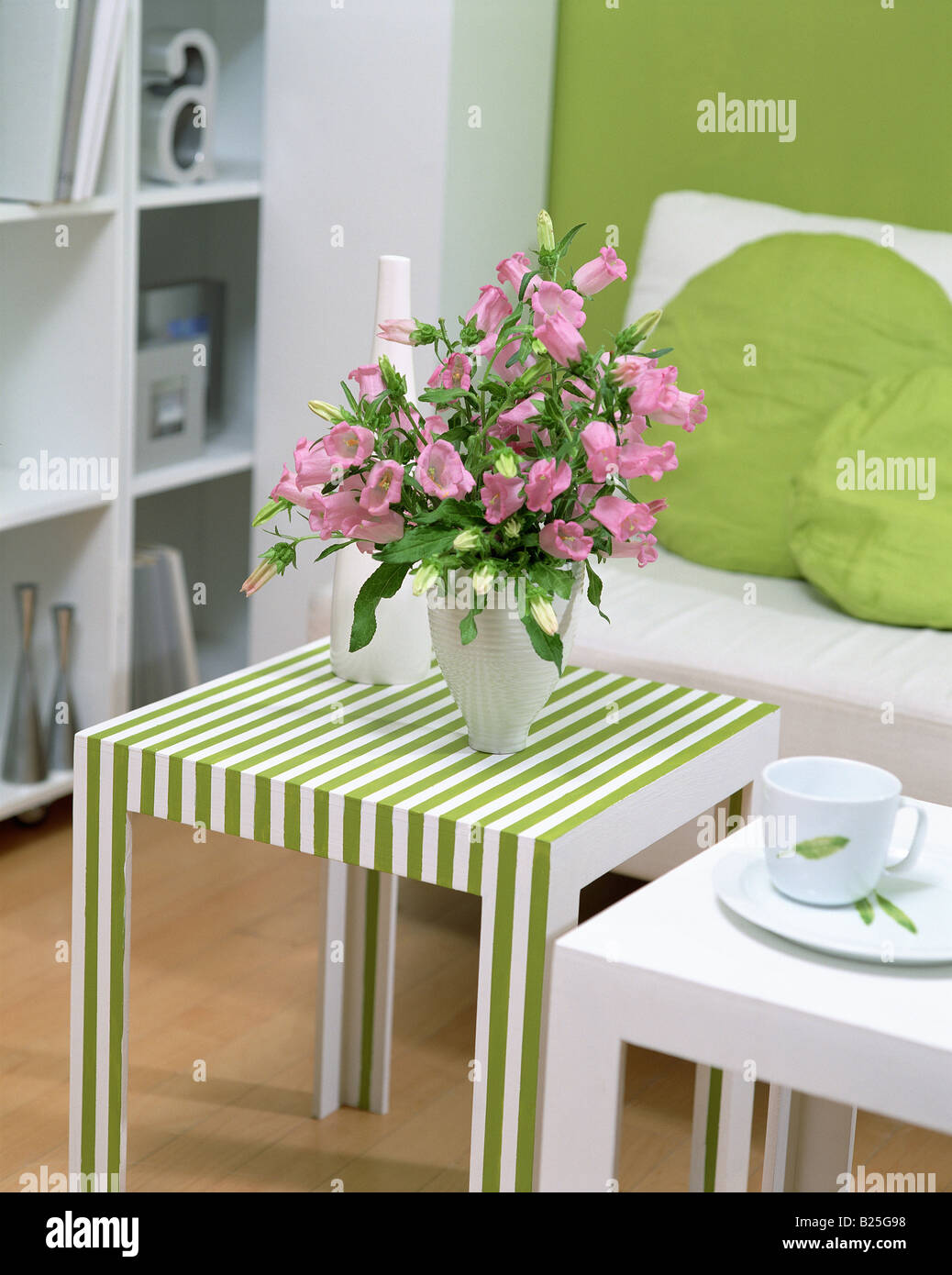 Home furnished with interior decoration objects Stock Photo - Alamy