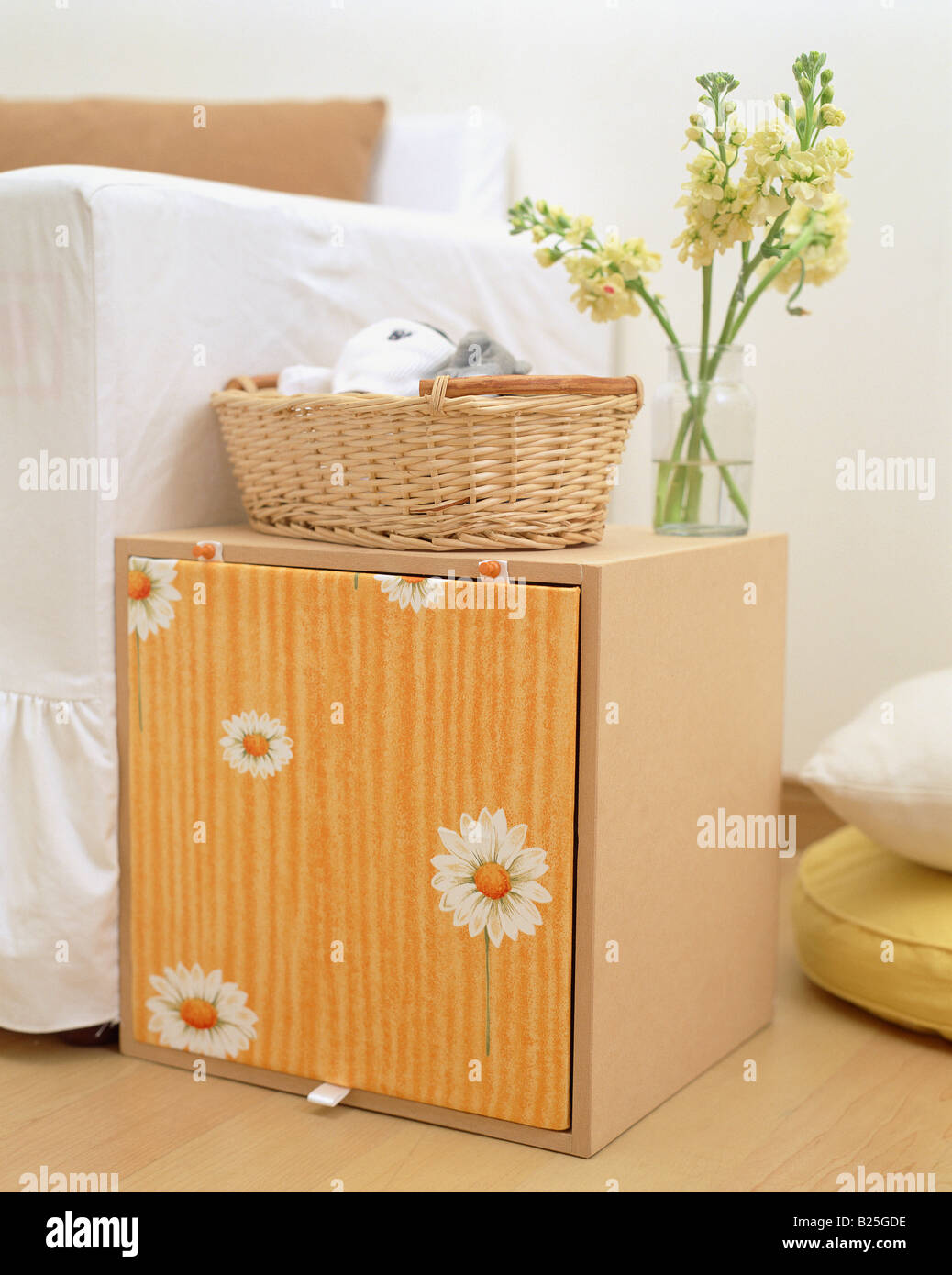 Home furnished with interior decoration objects Stock Photo - Alamy