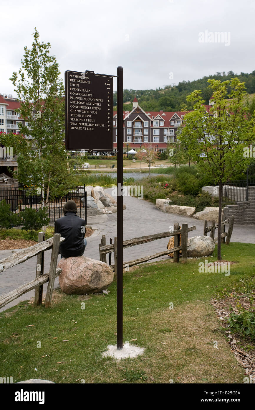 Vacation at Blue Mountain Resort in Collingwood, Ontario, Canada Stock ...