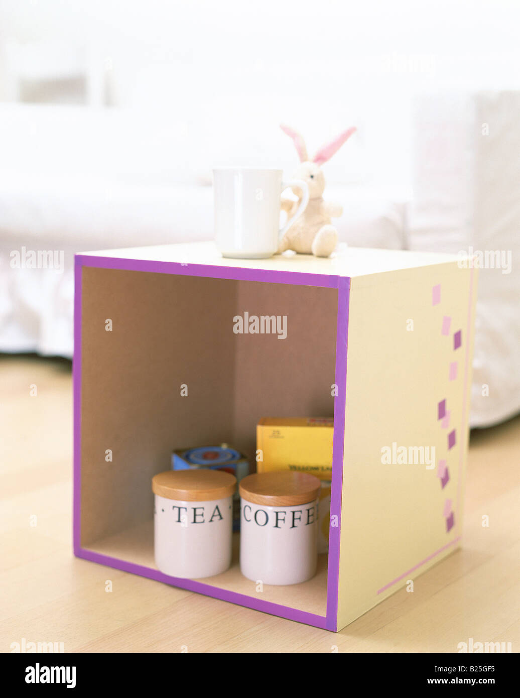 Home furnished with interior decoration objects Stock Photo - Alamy