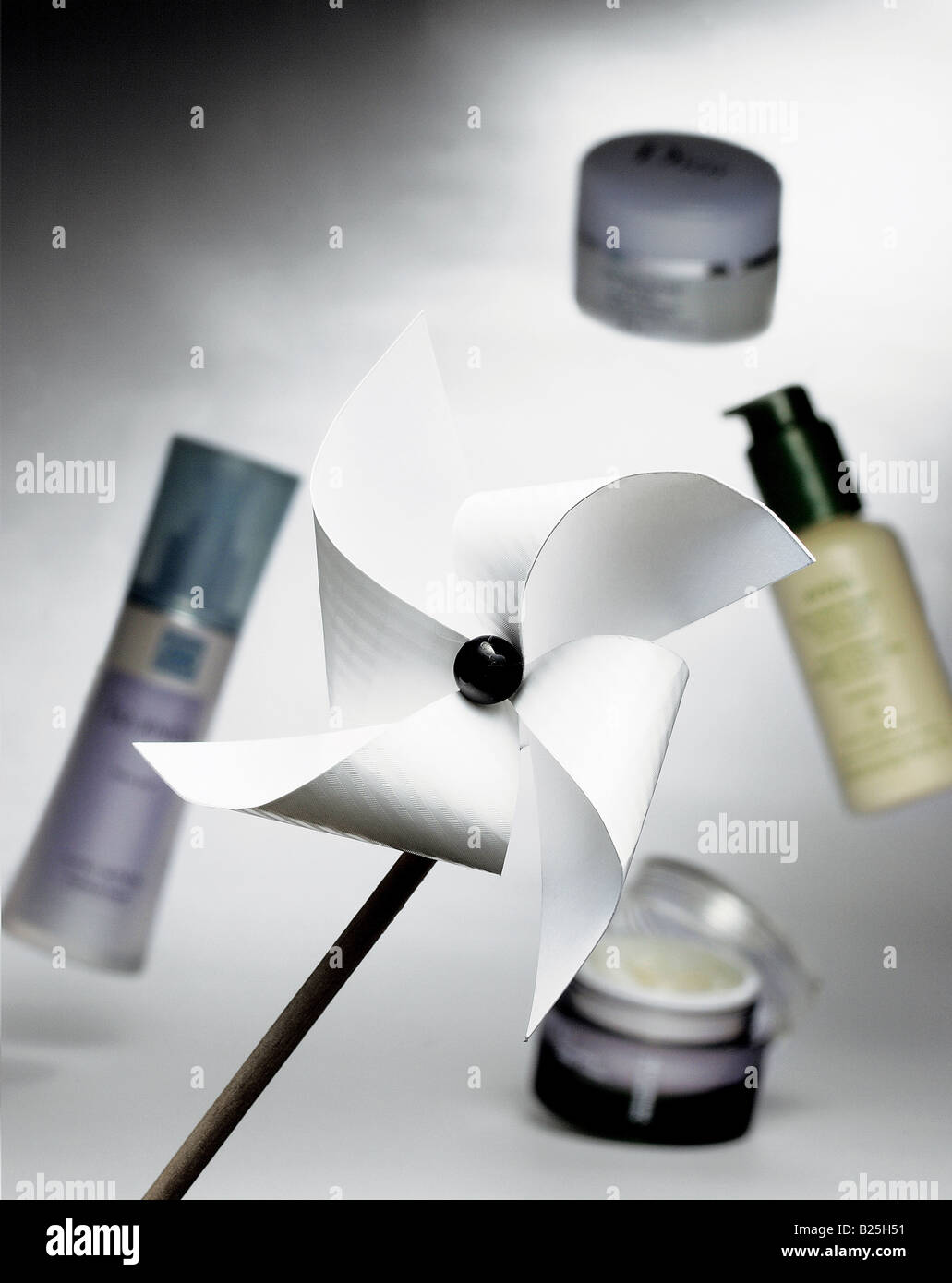 Windmill and facial cream Stock Photo - Alamy