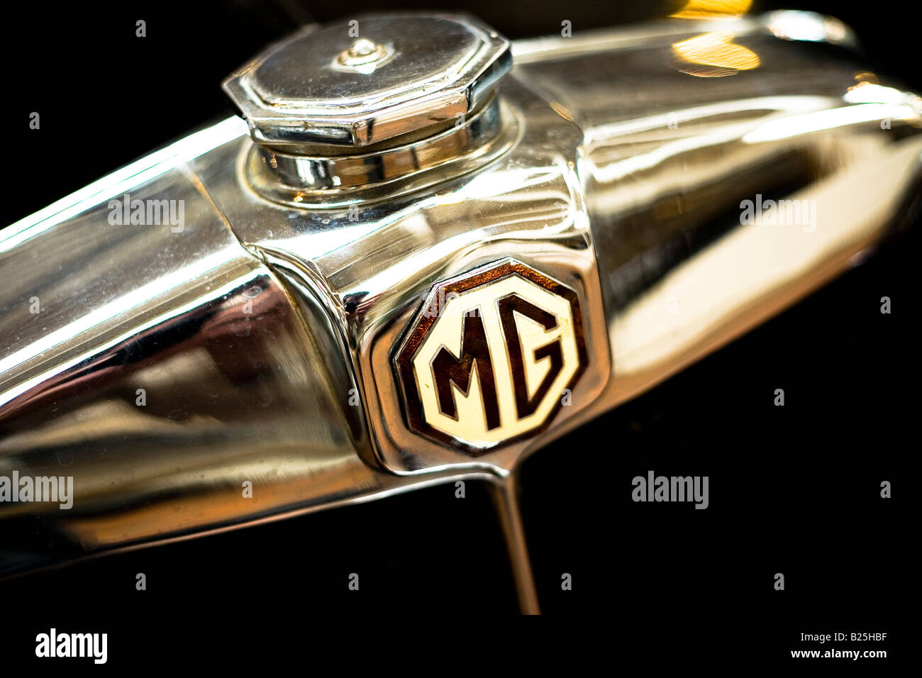 1930s MG Radiator badge Stock Photo - Alamy